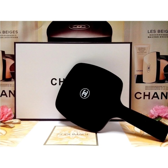 CHANEL | Accessories | Rare Authentic Chanel Hand Vanity Mirror | Poshmark